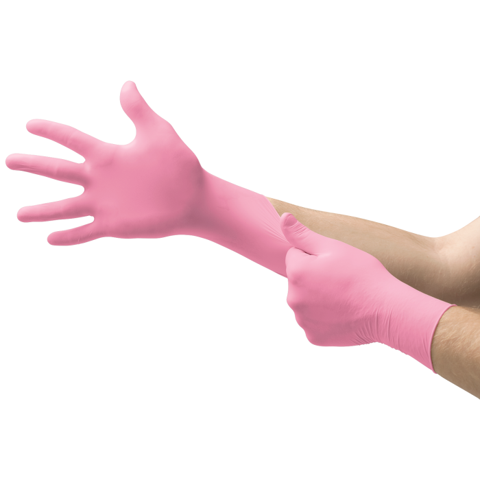 GANTS NITRILE ROSE - CONSODOC