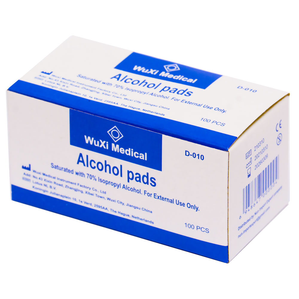 TAMPONS ALCOOLISÉS / WUXI MEDICAL BOITE DE 100 - CONSODOC